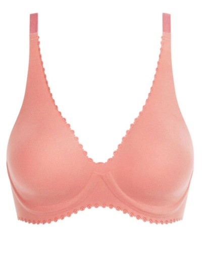 Бесшовный бюстгальтер на косточках Dim BODY TOUCH 08F3 розовый, 70C купить в интернет-магазине ...